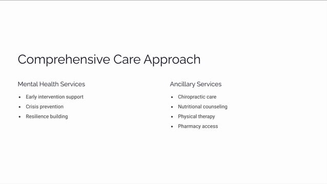 Expanding Access to Mental Health and Ancillary Care at Work | PDF