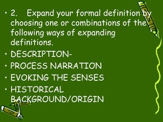 Expanding Definitions of Words.........ppt
