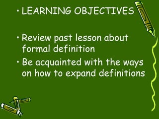 Expanding Definitions of Words.........ppt