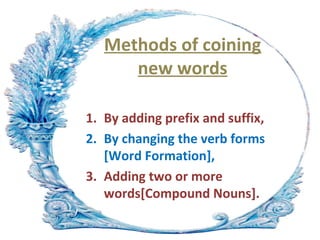 Expanding nominal compounds | PPT