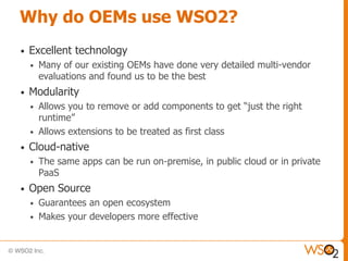 Expanding OEM Opportunities with WSO2 | PPT