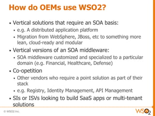 Expanding OEM Opportunities with WSO2 | PPT