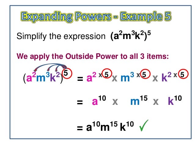 Expanding Exponent Products