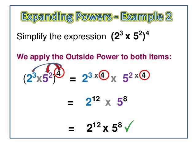 Expanding Exponent Products