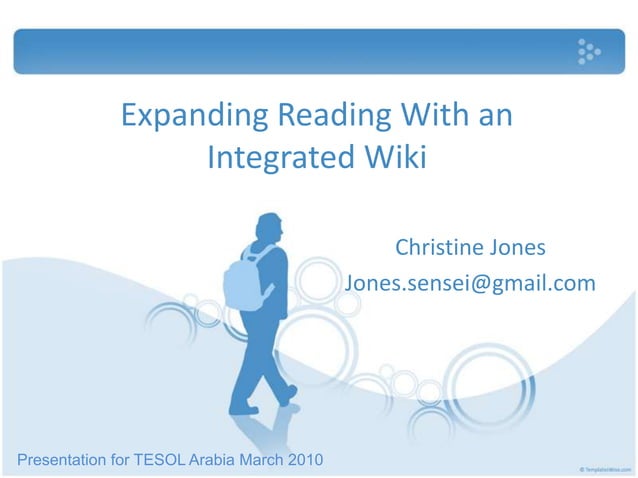 Expanding Reading With An Integrated Wiki | PPTX | Online Education | Education