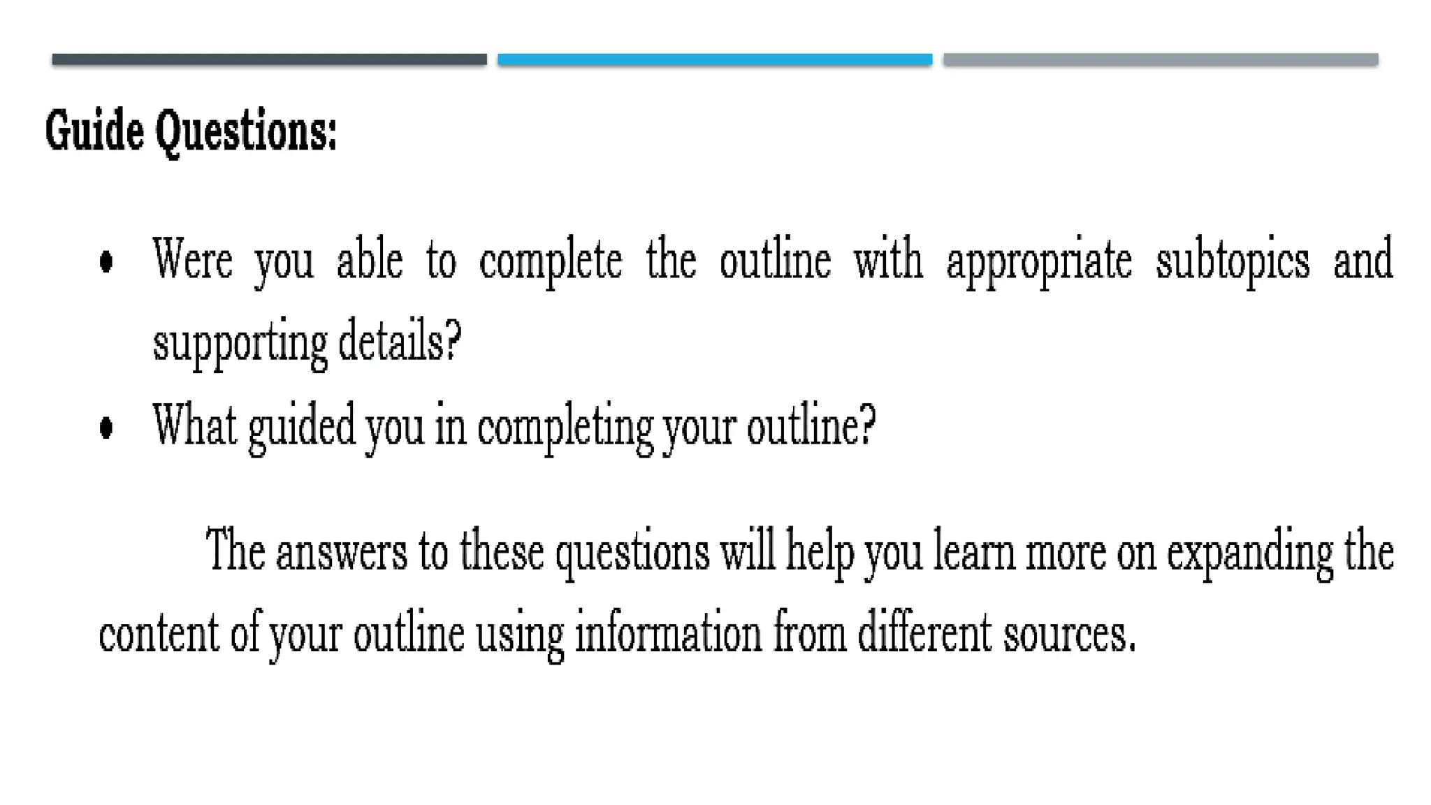 Expanding the Content of an Outline Using Notes.pptx
