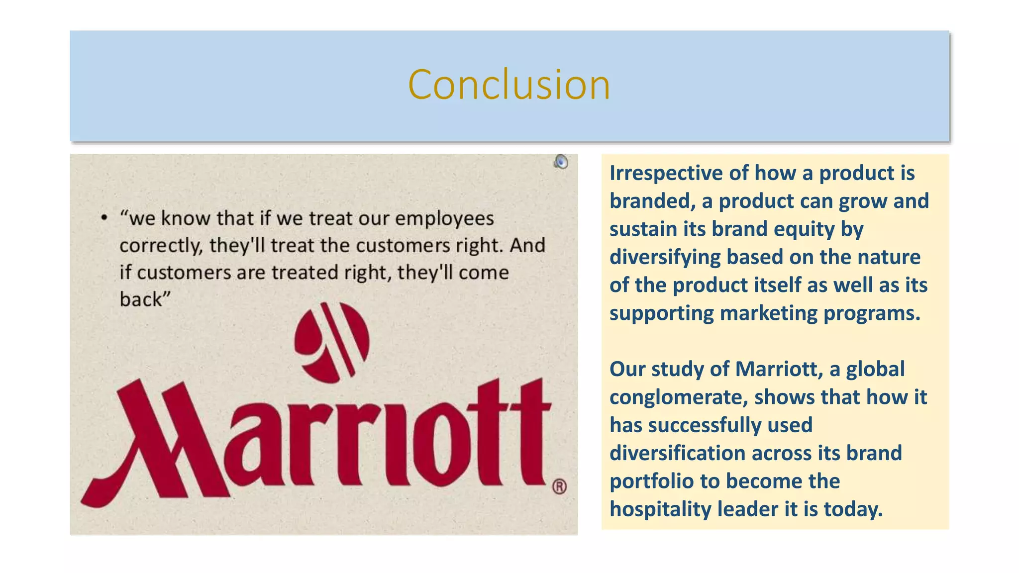 Expanding the marriott brand - Individual BM project | PPTX
