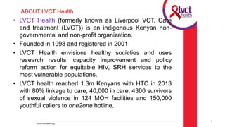 Utilizing Digital Spaces To Reach Youth With HIV/SRH Messages The Case ...