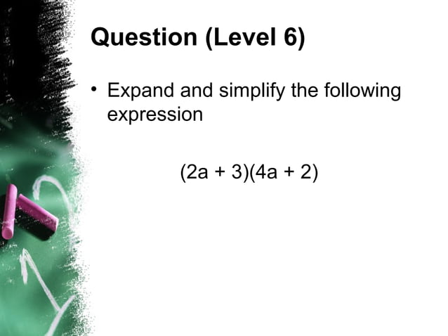Expanding two brackets | PPT