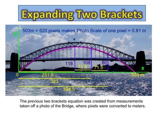 Expanding Binomial Brackets | PPTX