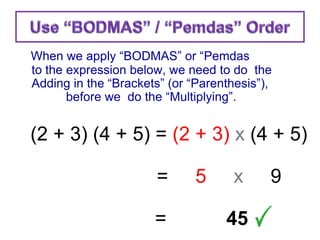 Expanding Binomial Brackets | PPTX