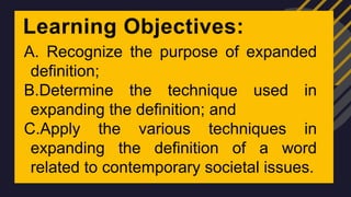 EXPANDING WORD DEFINITION and ITS TECHNIQUES.pptx