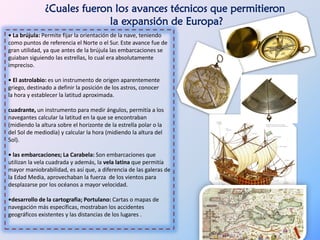 Expansión europea y descubrimientos. clase 1 y 2. | PDF
