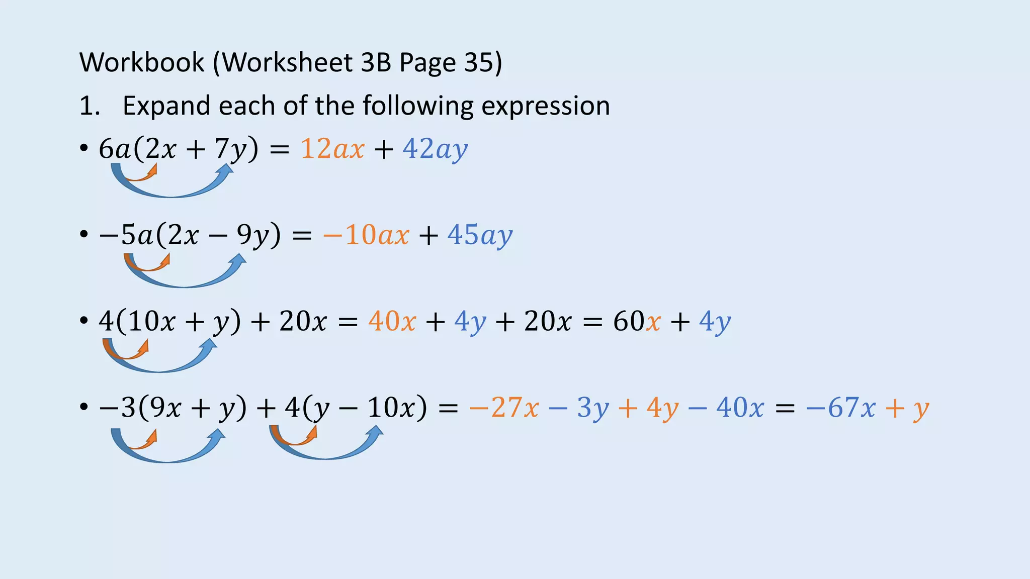 Expansion and Factorisation of Algebraic Expressions 2.pptx