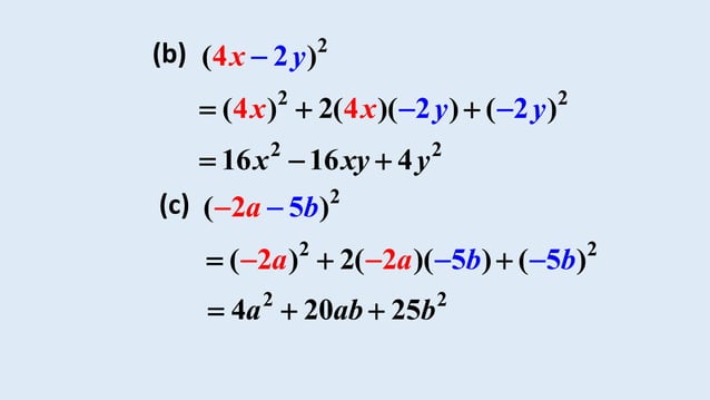 Expansion and Factorisation of Algebraic Expressions 2.pptx | Web ...