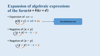 Expansion and Factorisation of Algebraic Expressions 2.pptx