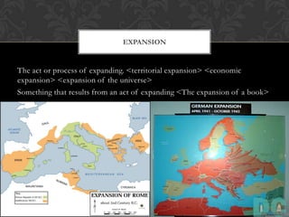Expansion and industrialization | PPTX