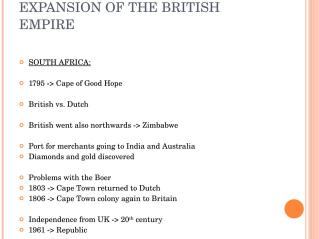 Expansion British Empire & Spread of English | PPT