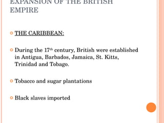 Expansion British Empire & Spread of English | PPT