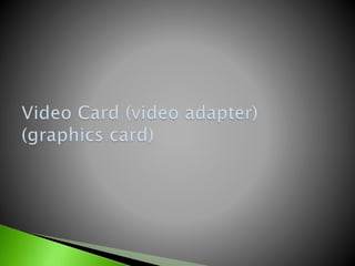 Expansion cards | PPTX