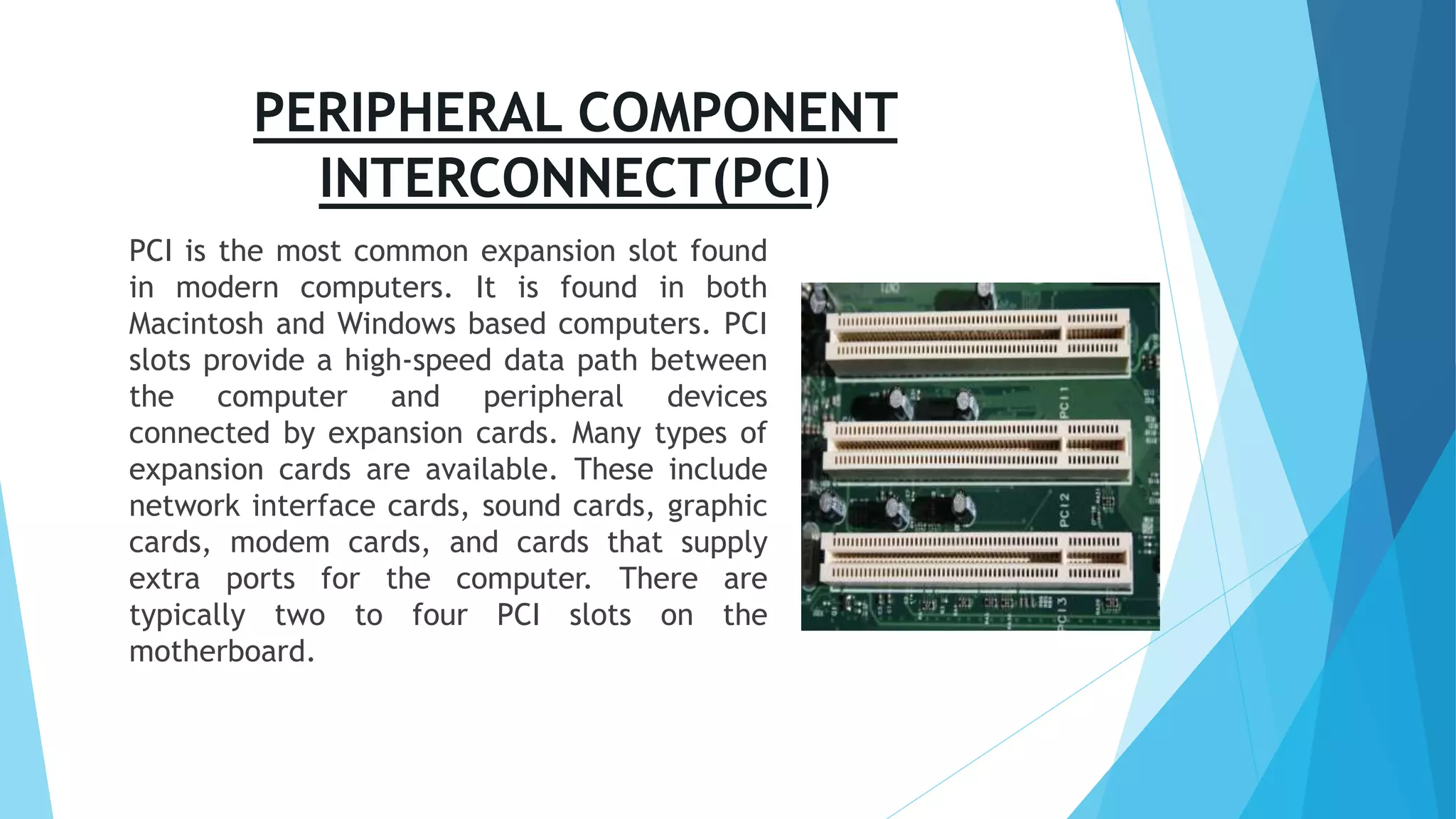 Expansion cards and slots | PPTX