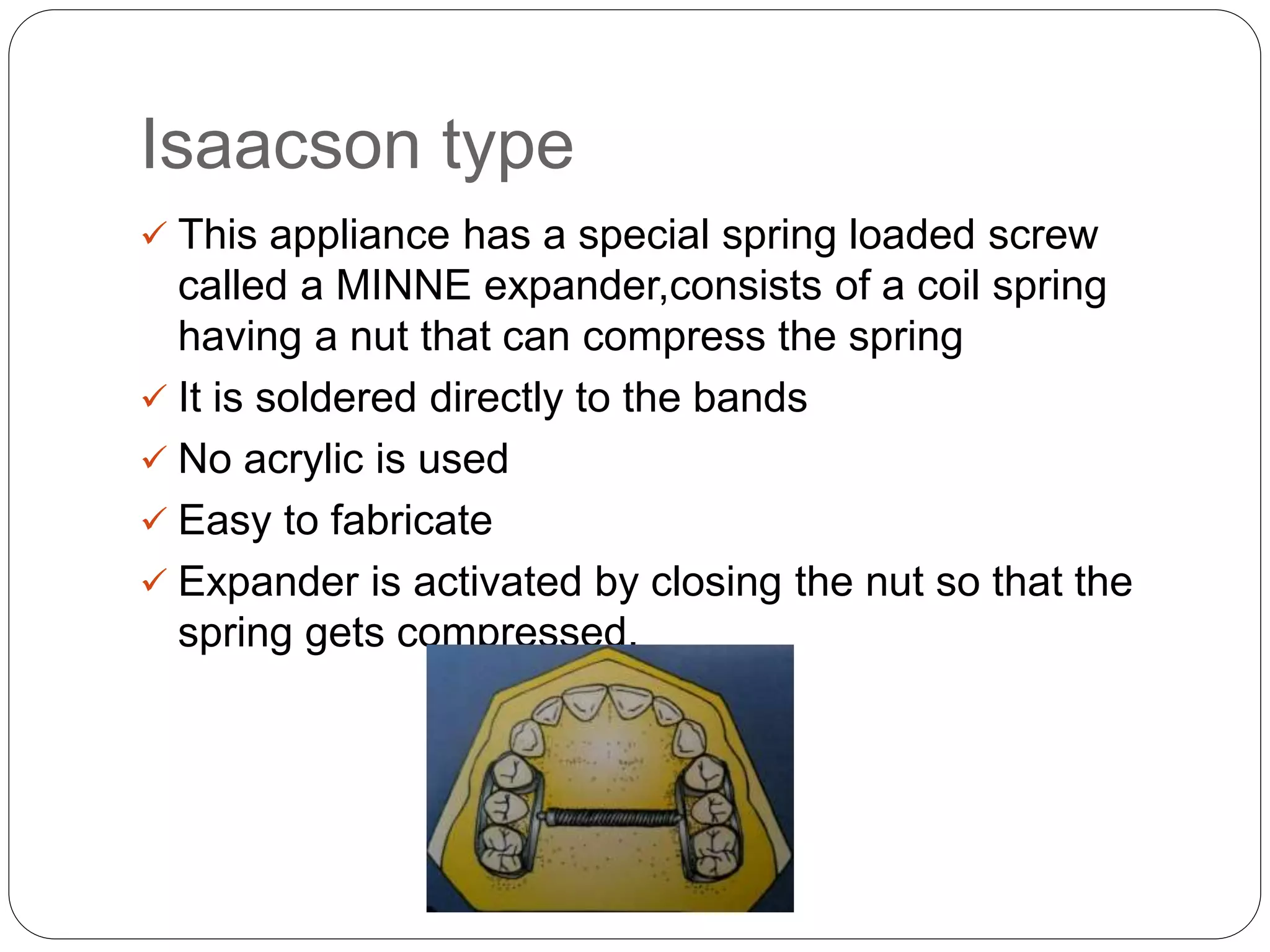 Expansion in orthodontics | PPTX