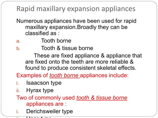 Expansion in orthodontics | PPTX | Dental Health | Diseases and Conditions