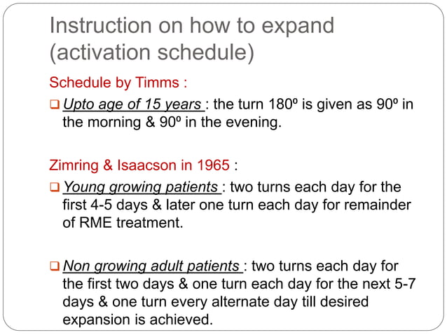 Expansion in orthodontics | PPTX | Dental Health | Diseases and Conditions