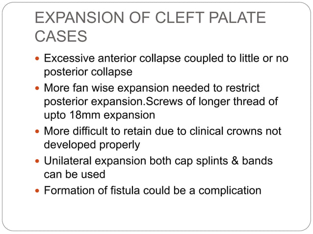 Expansion in orthodontics | PPTX | Dental Health | Diseases and Conditions