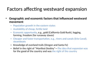 Westward Expansion during the Gilded Age | PPT