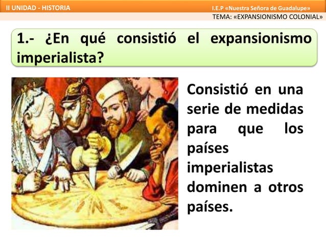 Expansionismo colonial | PPTX