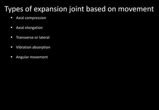 Expansion joints | PPTX