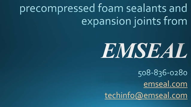Got it Rough? Sealing Expansion Joints with Irregular Substrates ...