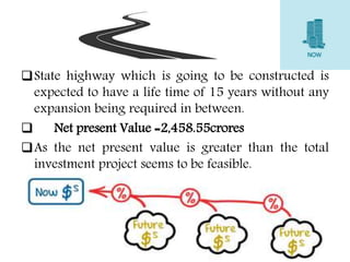 Feasibility study on expansion of state highway | PPTX