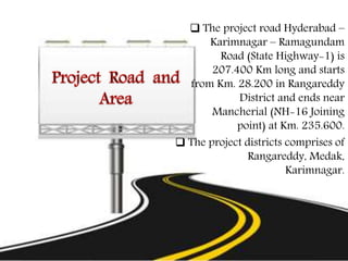 Feasibility study on expansion of state highway | PPTX