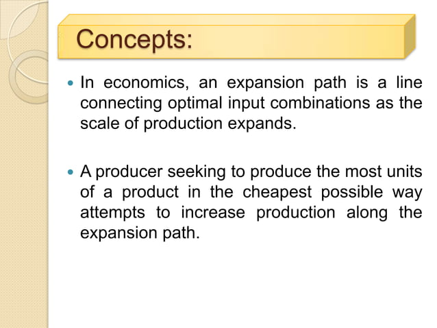 Expansion path | PPTX