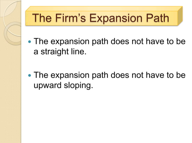 Expansion path | PPTX