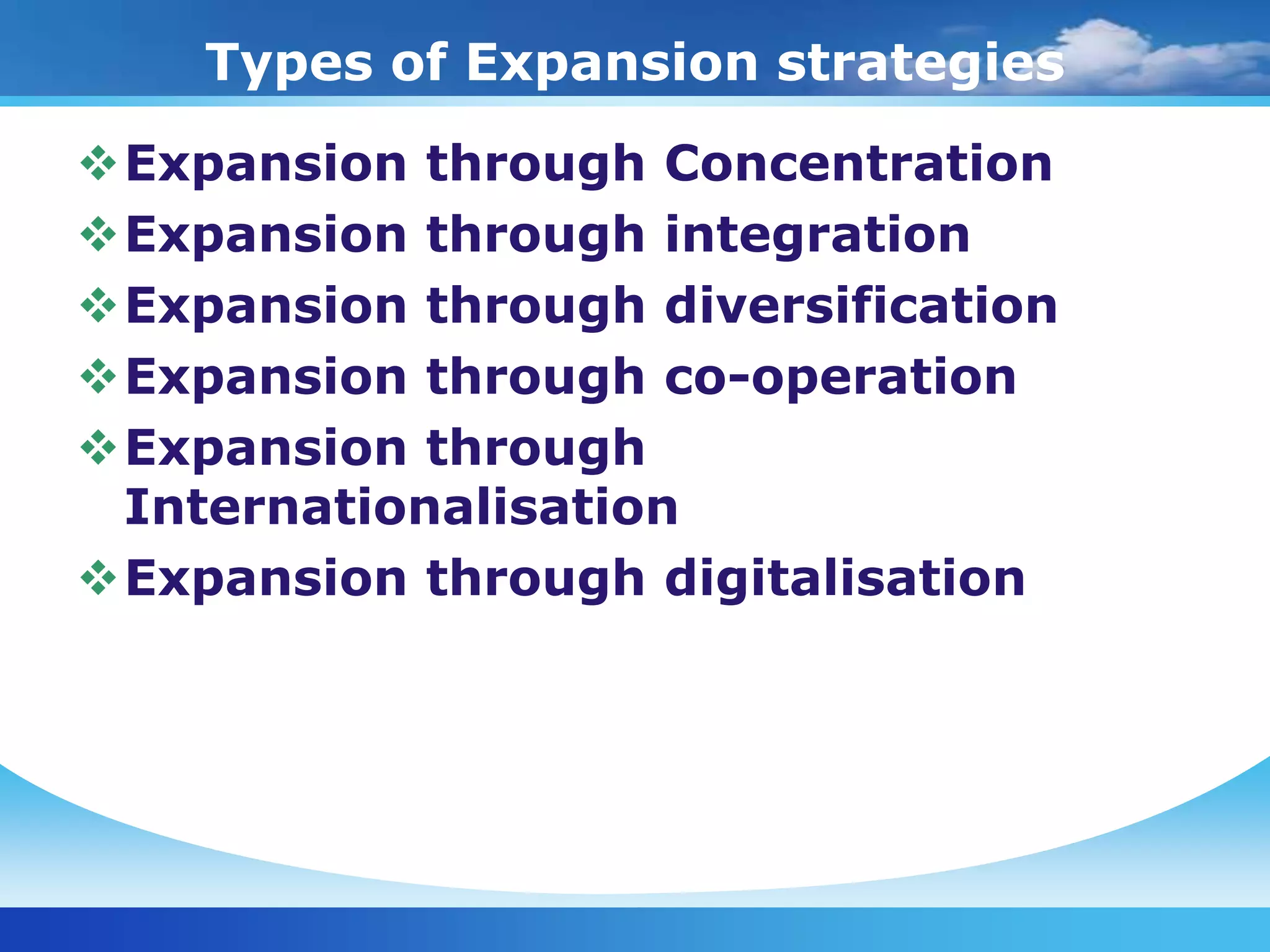 Expansion strategies | PPTX