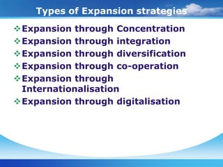 Expansion strategies | PPTX