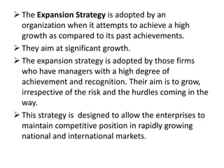 Expansion strategies | PPTX