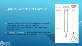 Expansion termica | PPTX