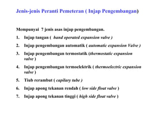 EXPANSION VALVE AC 1 bagi semua jenis kenderaan.ppt