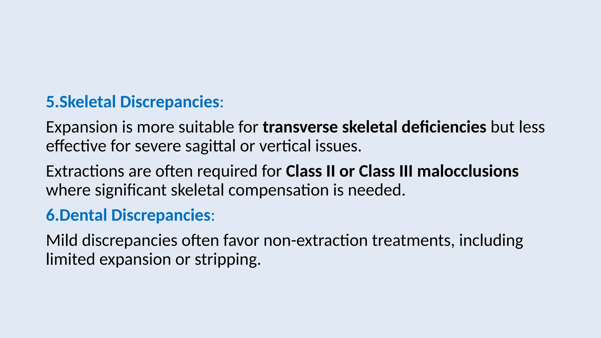 Expansion and extraction concept in orthodontics.pptx