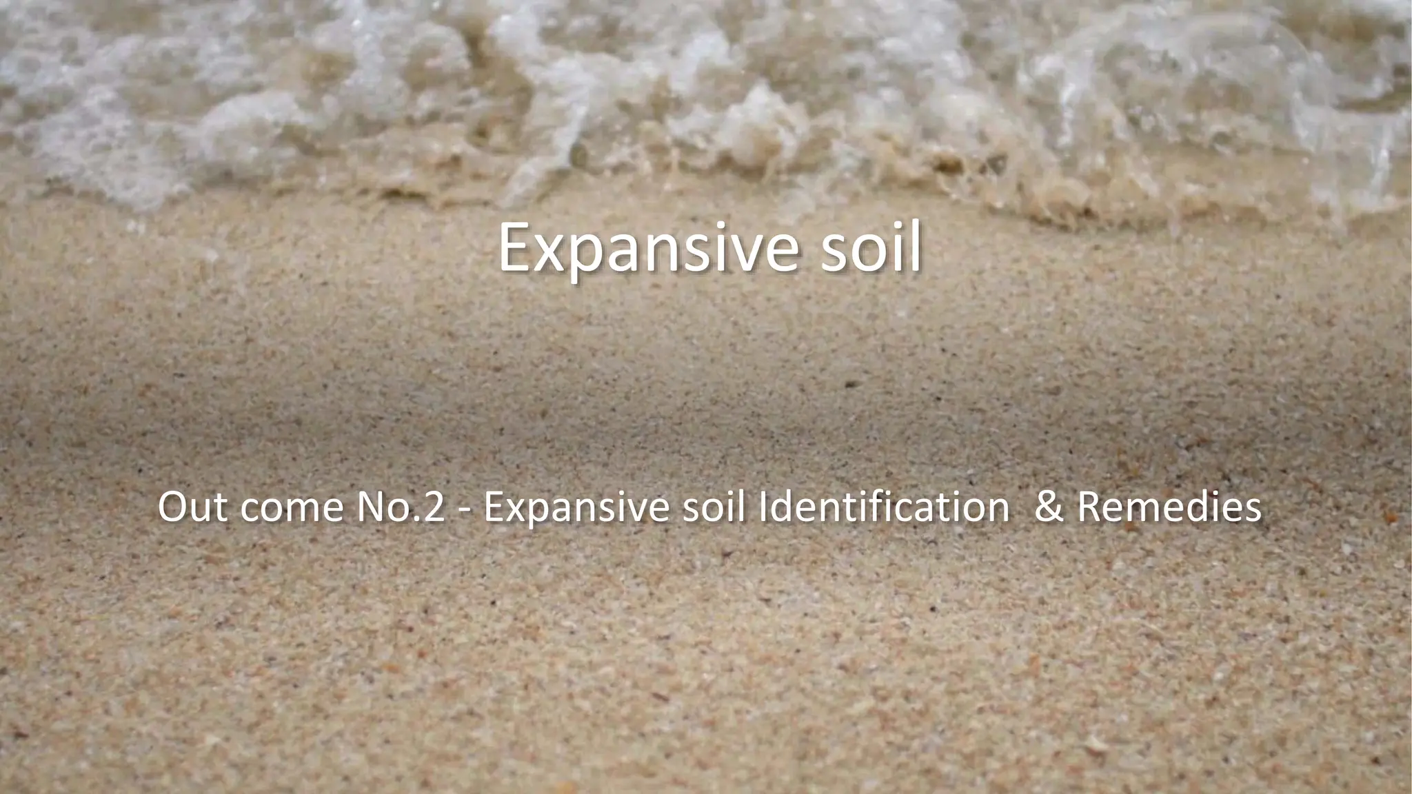 Expansive soil & its improvement techniques | PPTX