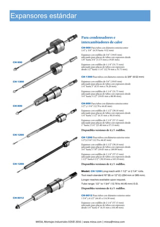 Expansores de tubos | PDF