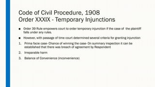 Exparte injunction | PPT