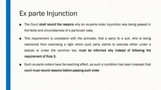 Exparte injunction | PDF