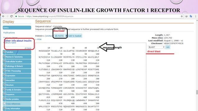 (Expasy) | PPTX | Databases | Computer Software and Applications