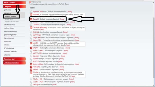 (Expasy) | PPTX | Databases | Computer Software and Applications