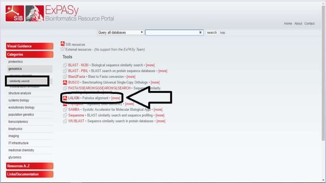 (Expasy) | PPTX | Databases | Computer Software and Applications
